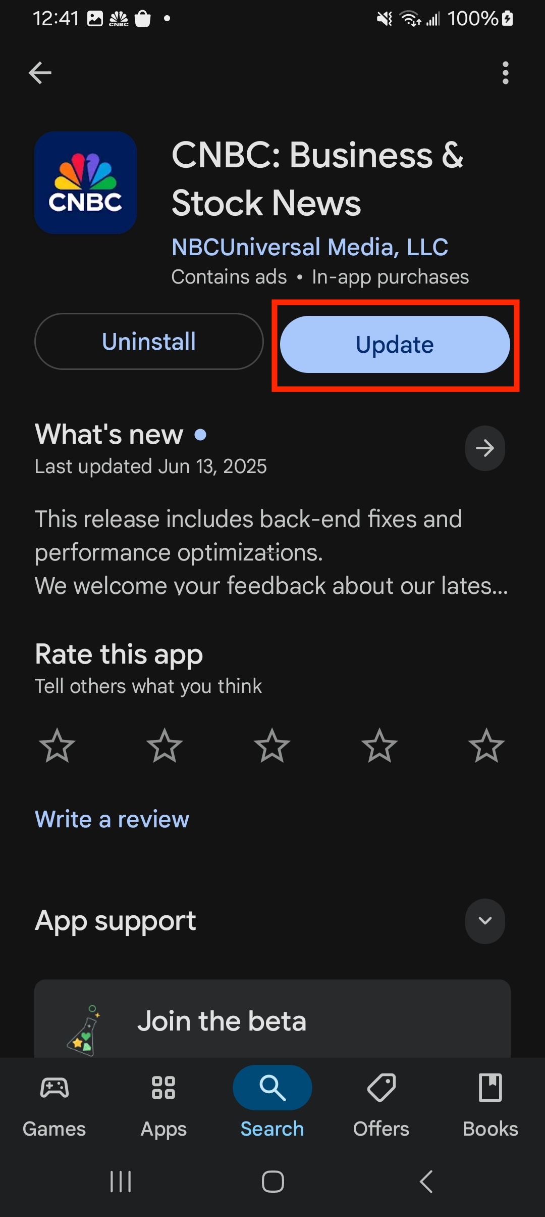 How to update the CNBC app version – CNBC Help Center
