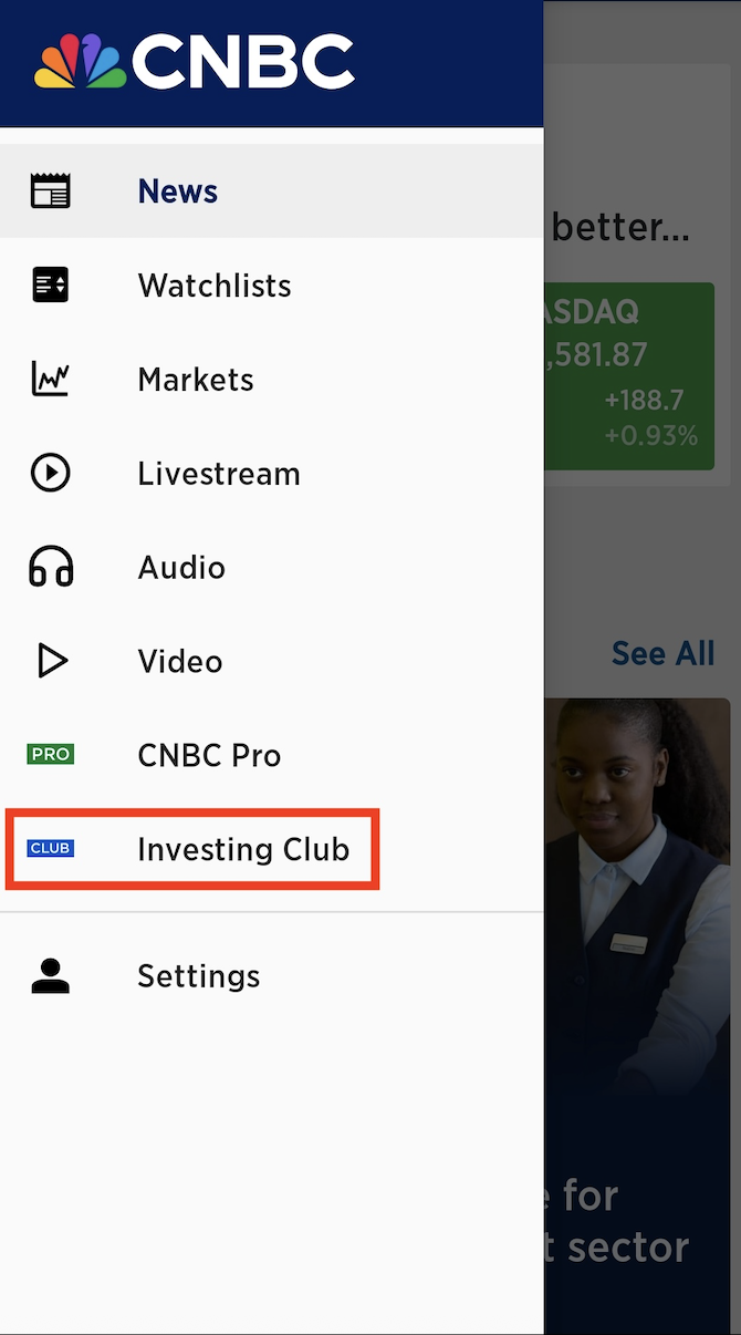 How do I access Investing Club features? – CNBC Help Center