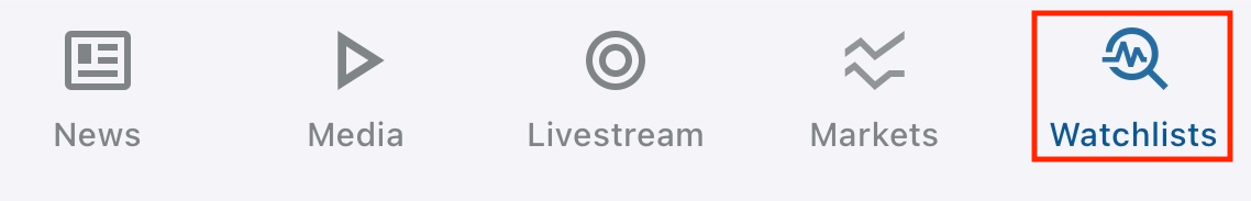 How to add symbols to a Watchlist – CNBC Help Center