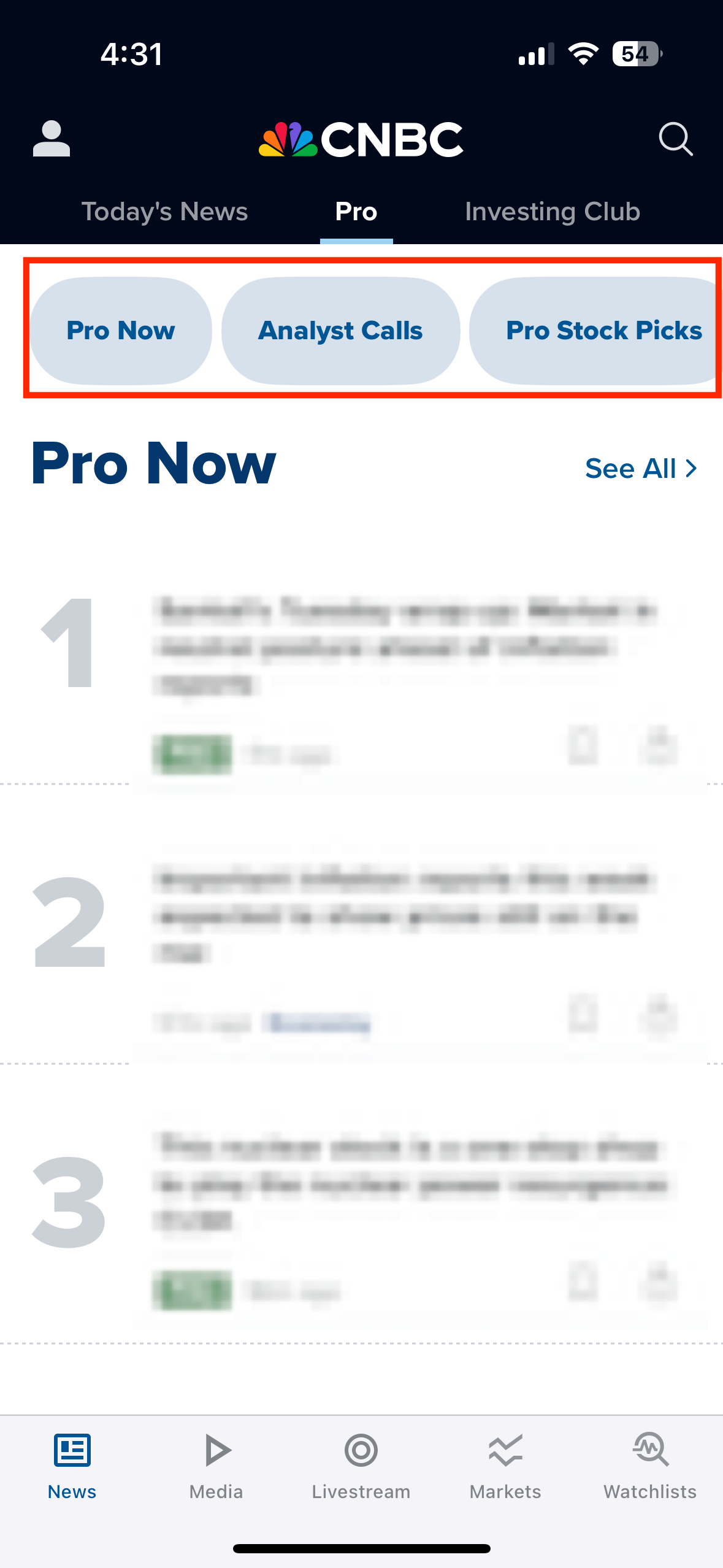 How do I access CNBC Pro features? – CNBC Help Center