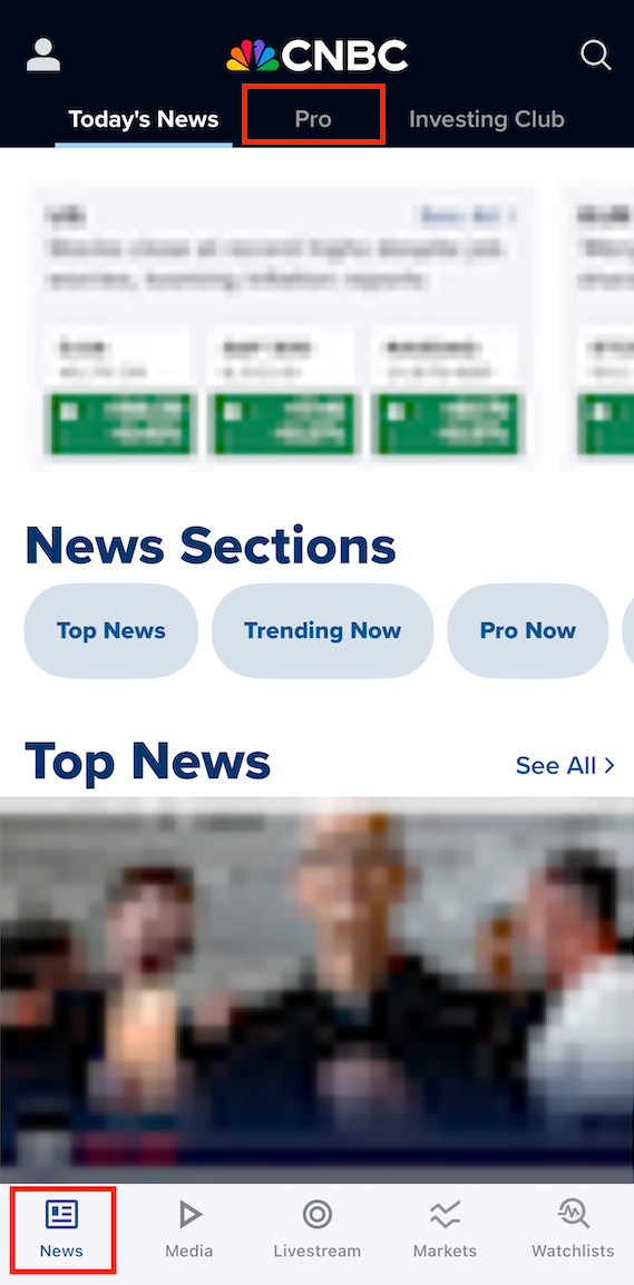How do I access CNBC Pro features? – CNBC Help Center