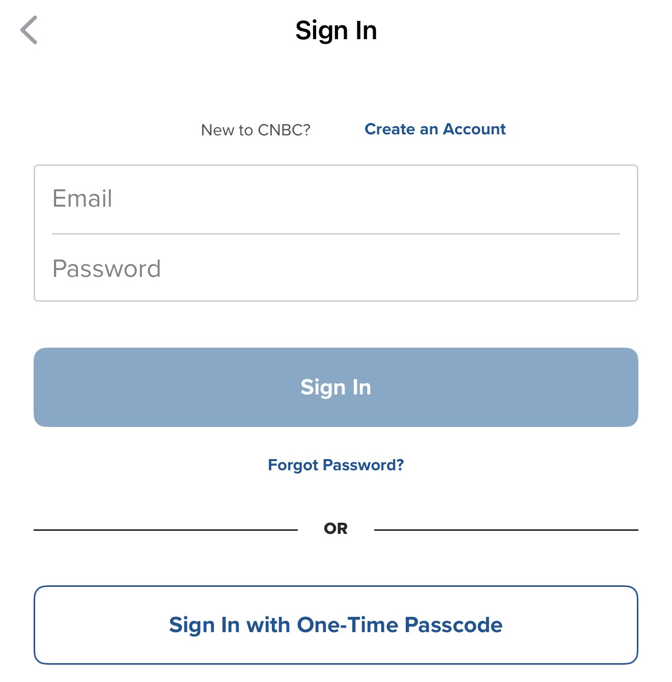 How do I log into the CNBC iOS app? – CNBC Help Center