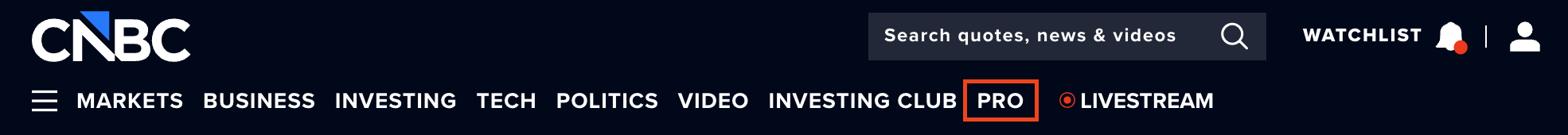 How do I access CNBC Pro features? – CNBC Help Center