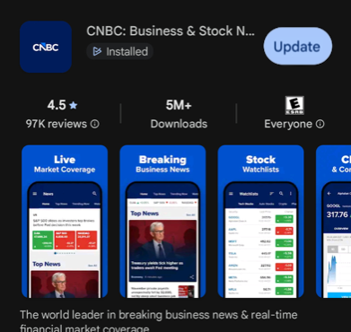 How to update the CNBC app version – CNBC Help Center